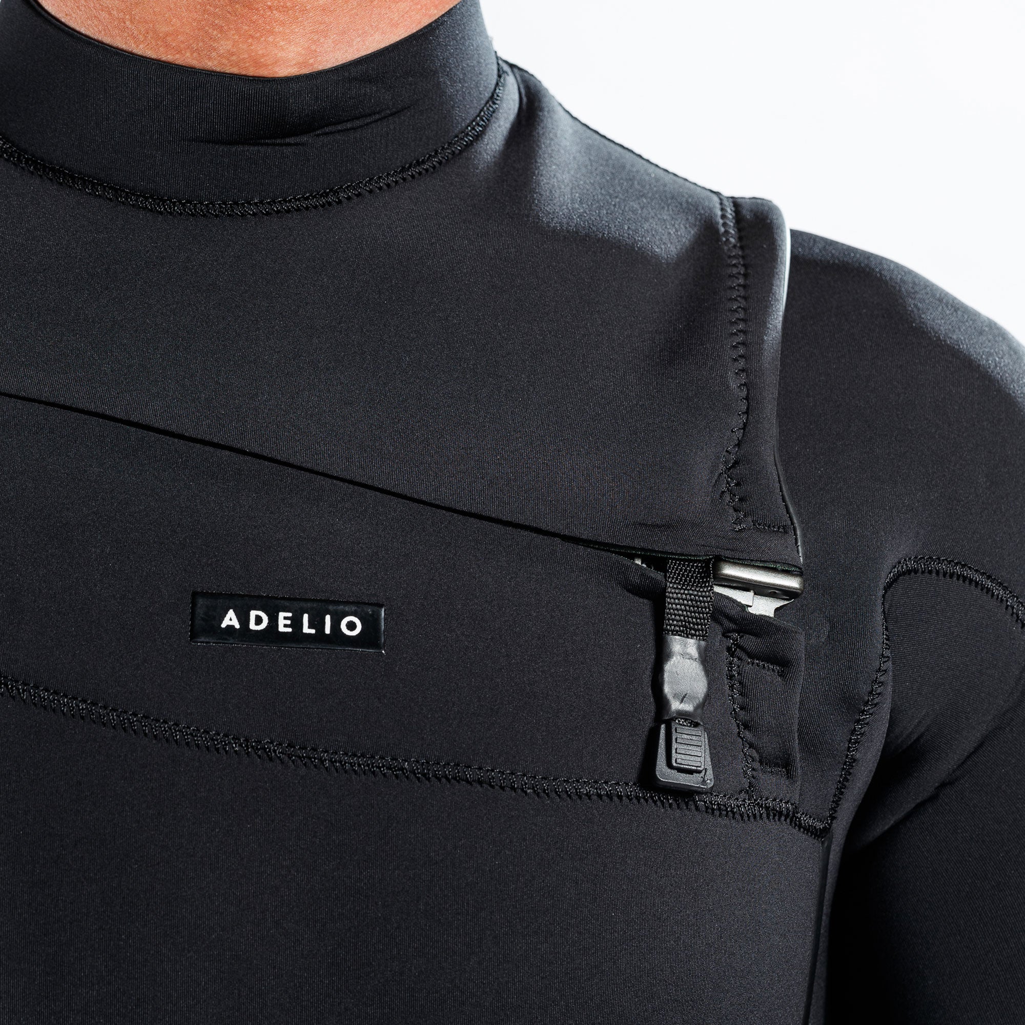Adelio 4/3 Connor Deluxe Black Steamer Wetsuit – Adelio Wetsuits United ...